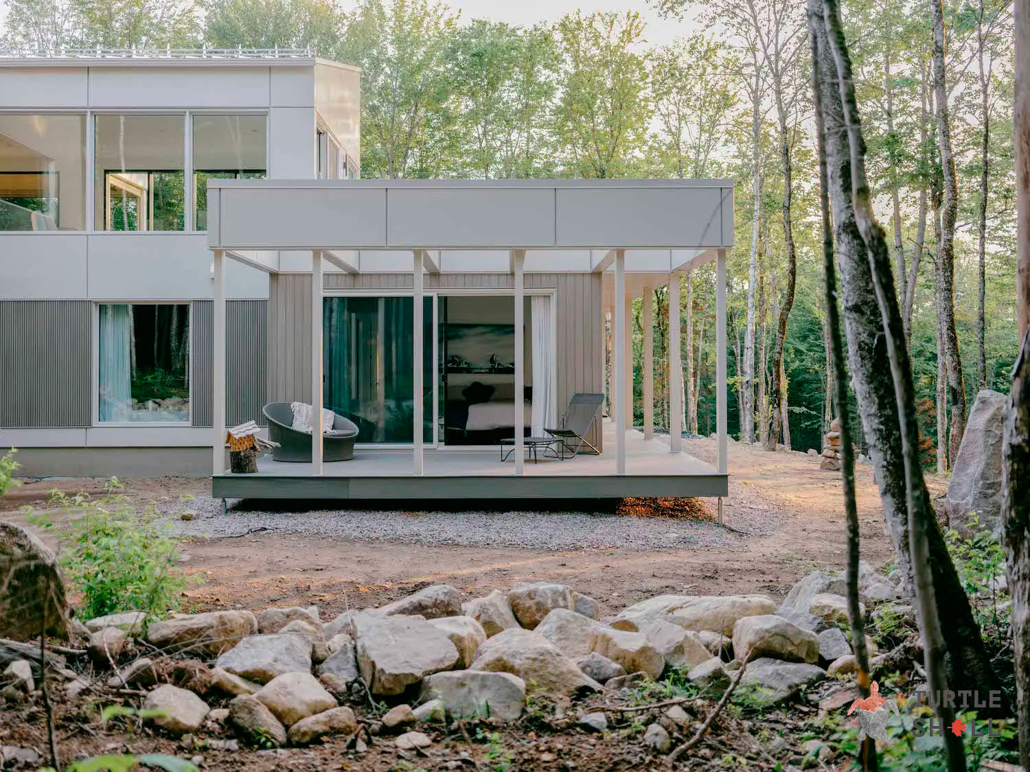 Фасадная (стеновая) реечная панель из дпк Middle Lines, Canadian Maple ...